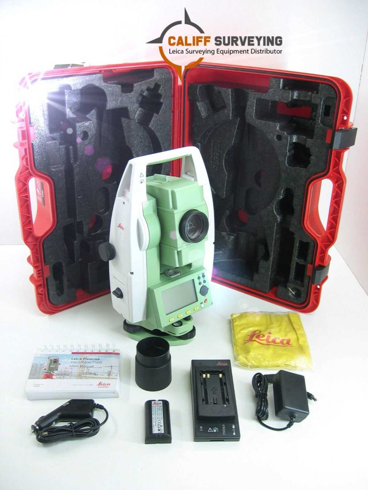 Leica FlexLine TS02 Total Station | Califf Surveying